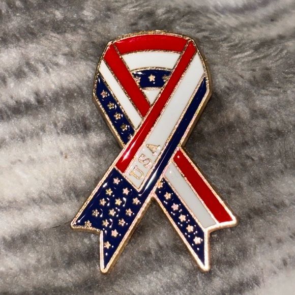 Unbranded | Jewelry | Patriotic Usa Ribbon Red White Blue American ...